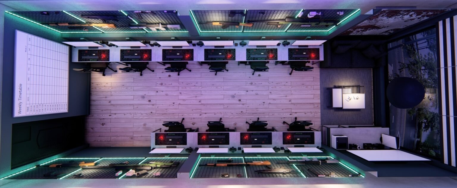 12x30 Gaming Room Interior Design Ideas by Shop Interior Design - SHOP ...